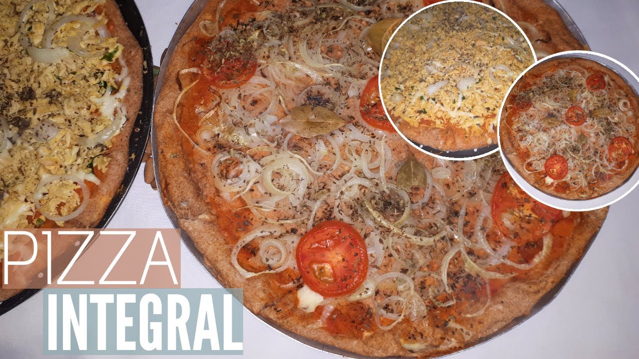 PIZZA INTEGRAL CASEIRA - YouTube