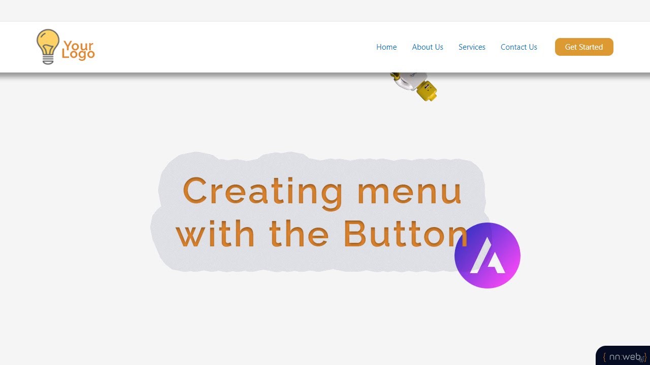 How to create Menu with the Button - YouTube