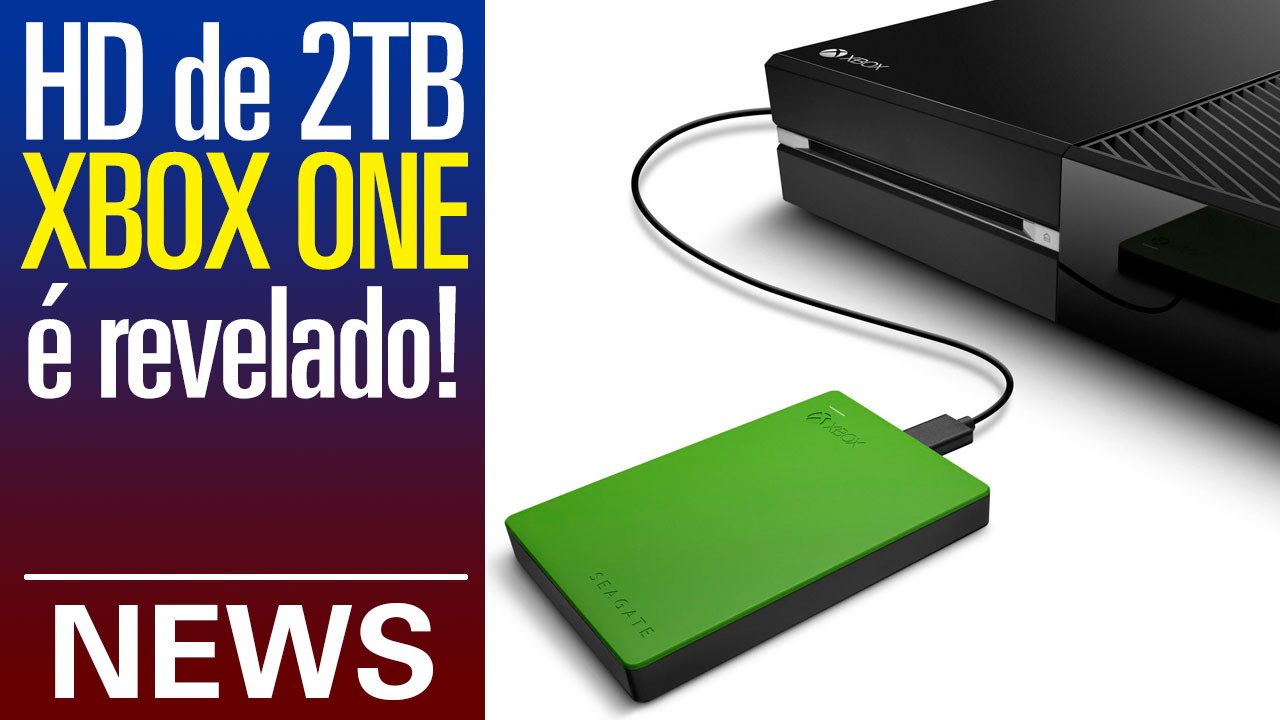 HD de 2TB para XBOX ONE é revelado! - YouTube