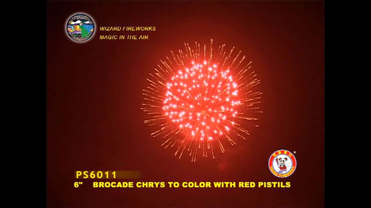 SS150CH03 - 6 INCH SHELL - WIZARD FIREWORKS - PS6011 - YouTube