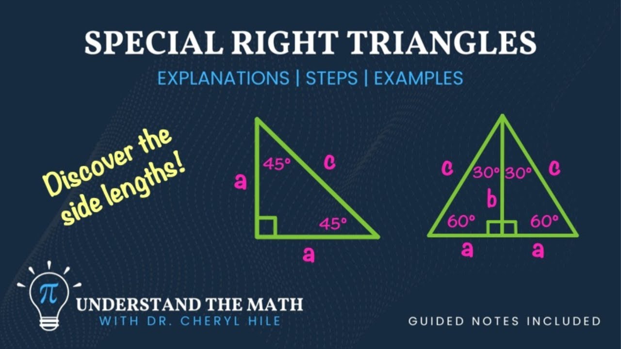 Perfect Right Triangles With Lengths Pythagorean Theorem