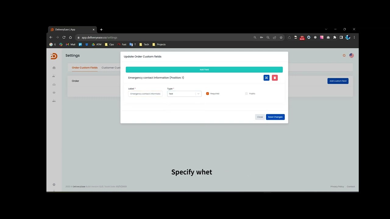 DeliveryEase - Order Custom Fields - YouTube
