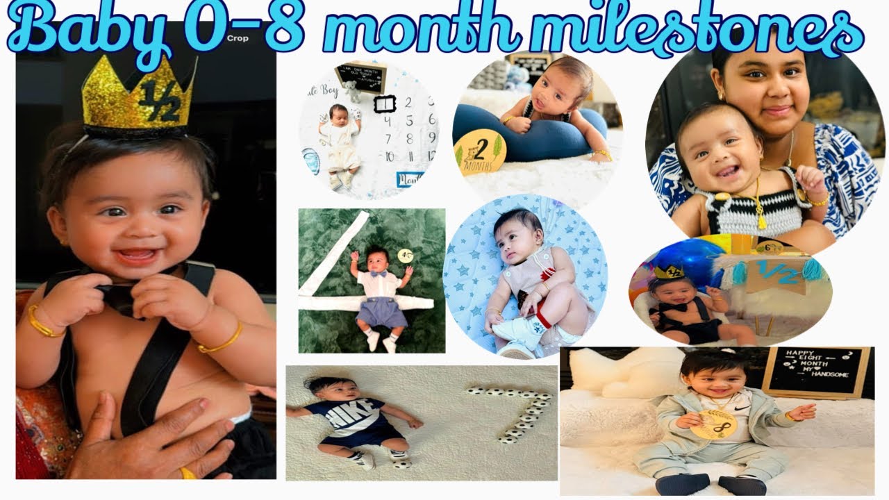 Baby 8 months development milestones | Baby growth video - YouTube
