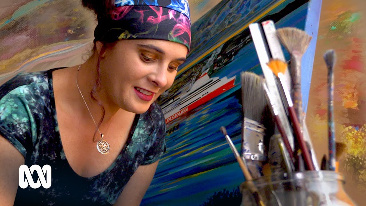 Painting blind: The visually impaired artist focusing on Tasmanian ...