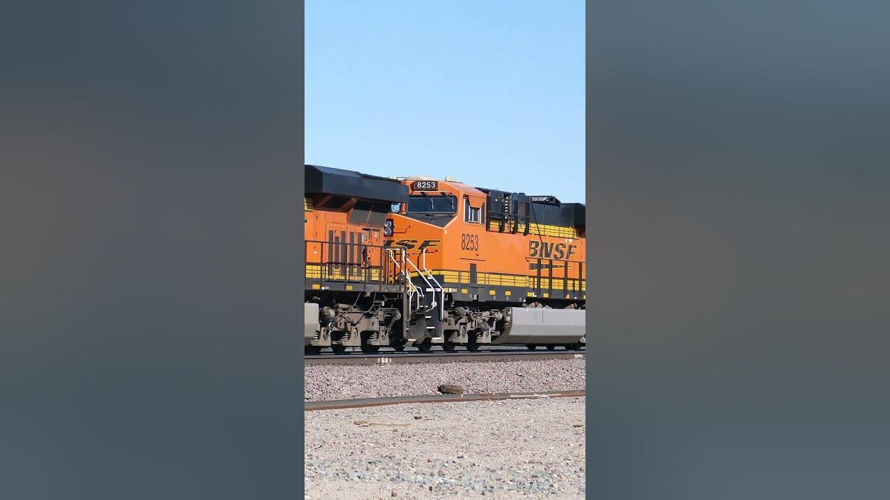 BNSF 7503 WB MP 737 NEEDLES SUB DAGGETT 10-24-2023 #railfaning #railfanner #railfan - YouTube