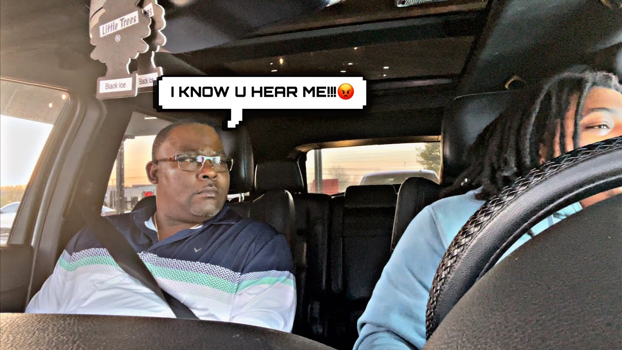 IGNORING MY DAD’S DRIVE THRU ORDER (HE GETS MAD) - YouTube