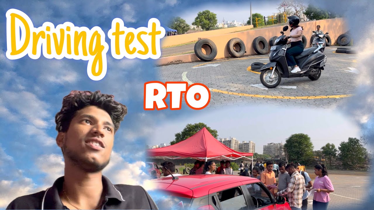 RTO Driving test for car and bike live demo || RTO Car and Bike kese ...
