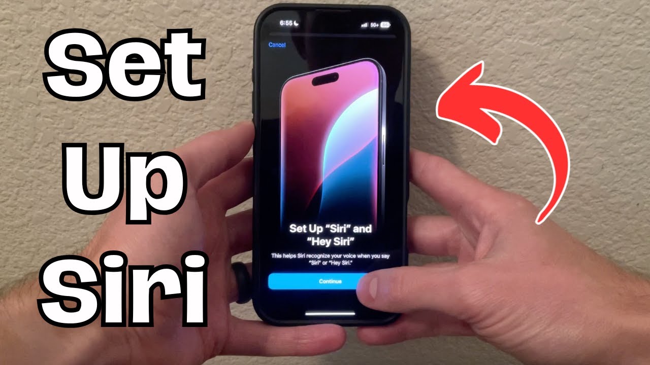 How to Set Up Siri on iPhone (Easy Turn on Process) - YouTube