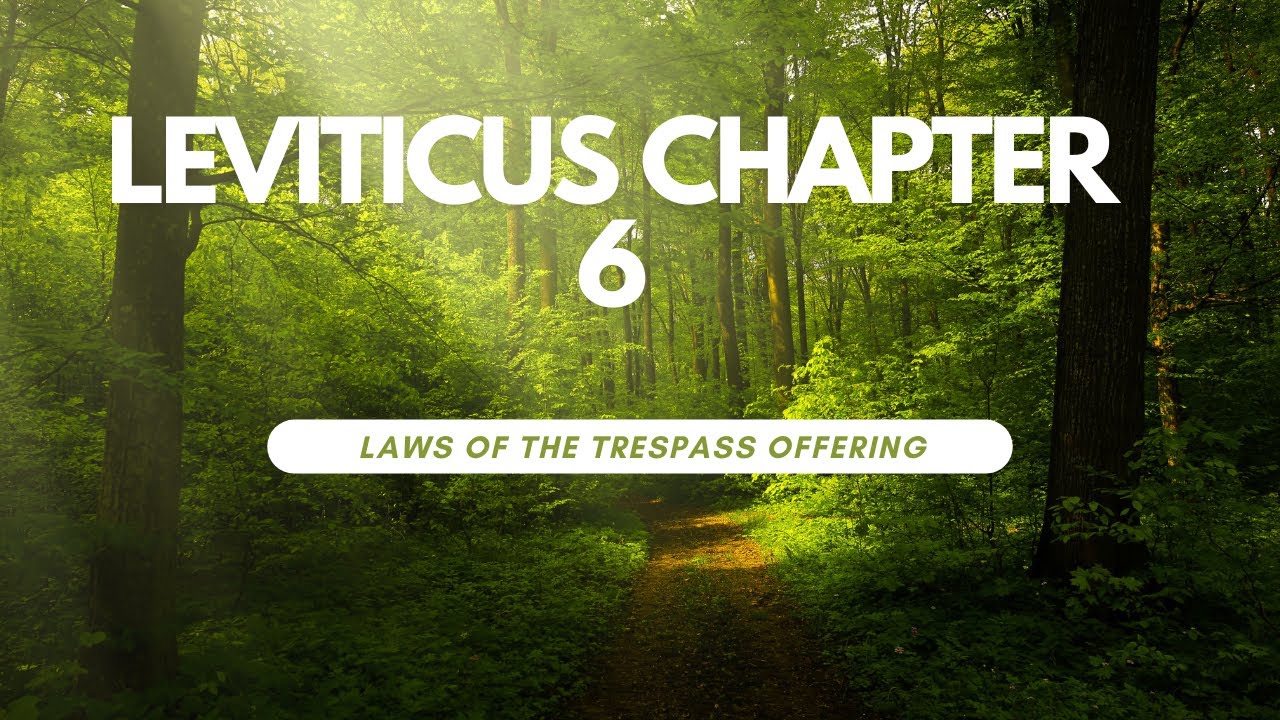 | LEVITICUS || Catholic Edition | Chapter 6: Laws of the Trespass ...