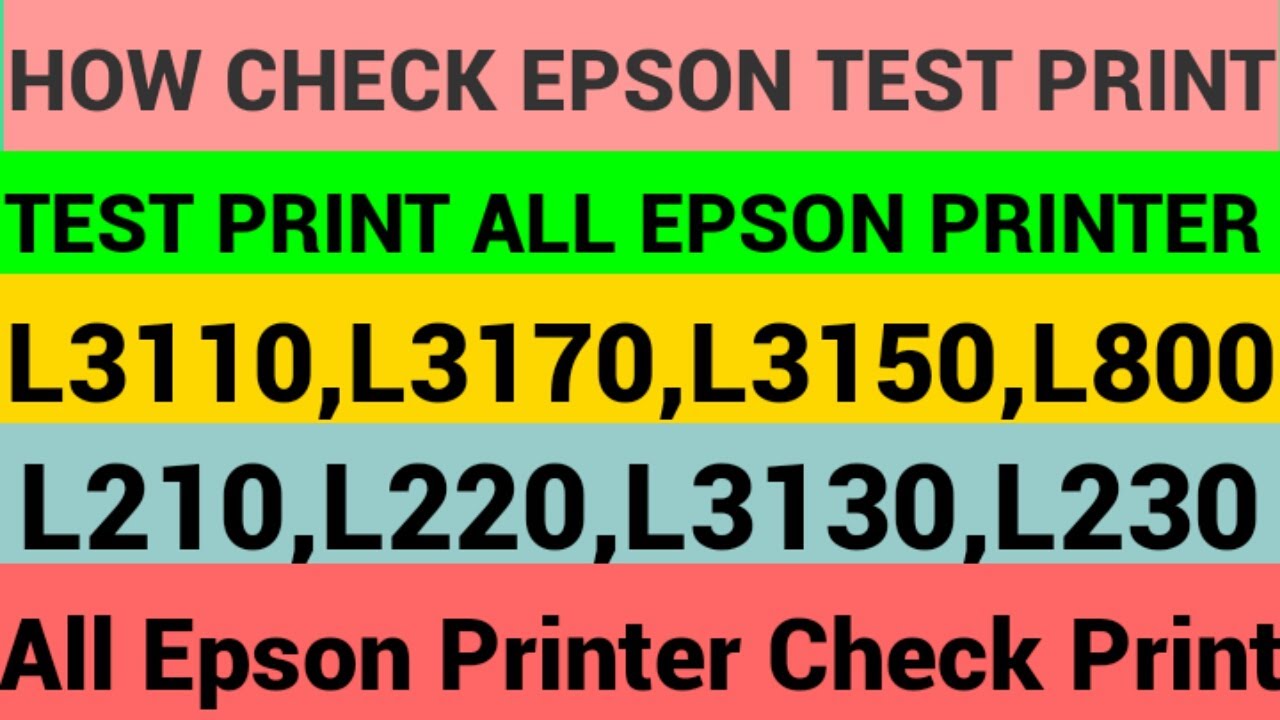 EPSON printer L3110,L3150,M2170,L6190,L382,L220,L380,L1300,L800,L210 ...