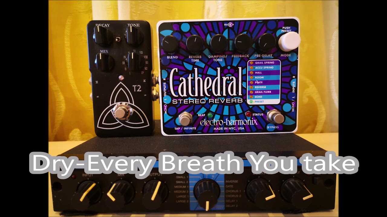 Reverb Pedal Test on Fingerstyle!!!! (Lexicon LXP-1, TC-T2, EHX ...