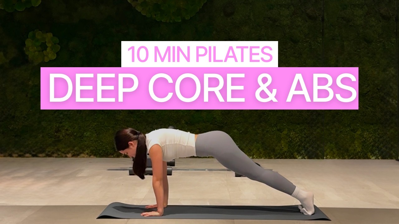 10 Min Pilates Deep Core & ABS Combo Workout - YouTube