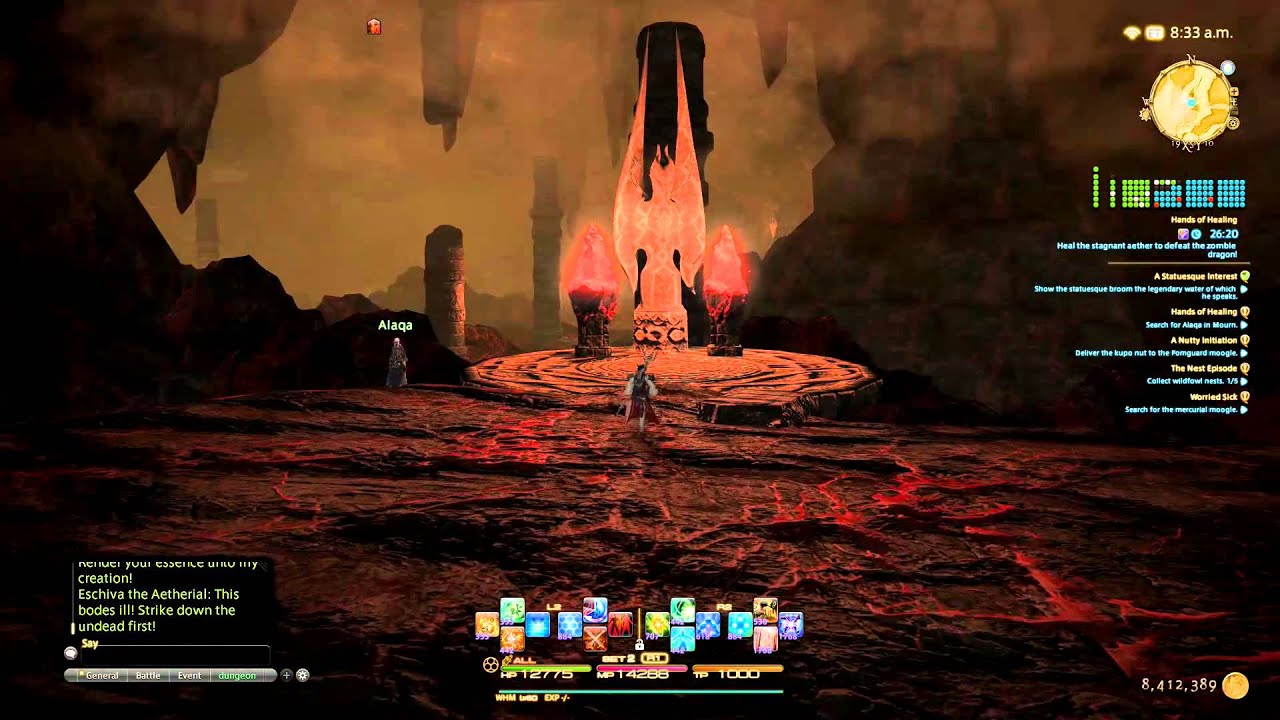 FFXIV WHM lv60 quest: Hands of Healing - YouTube