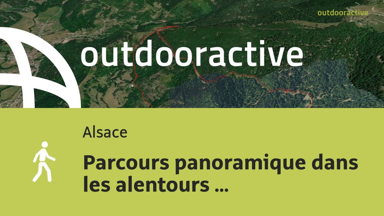 Vidéo Flyover: Parcours panoramique dans les alentours d'Oderen dans le ...