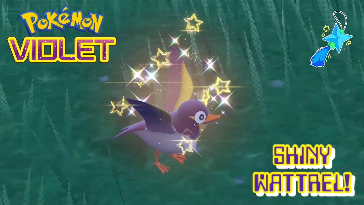 Pokémon Violet: SHINY WATTREL VIA MASS OUTBREAK (32 KOs/ELECTRIC ...