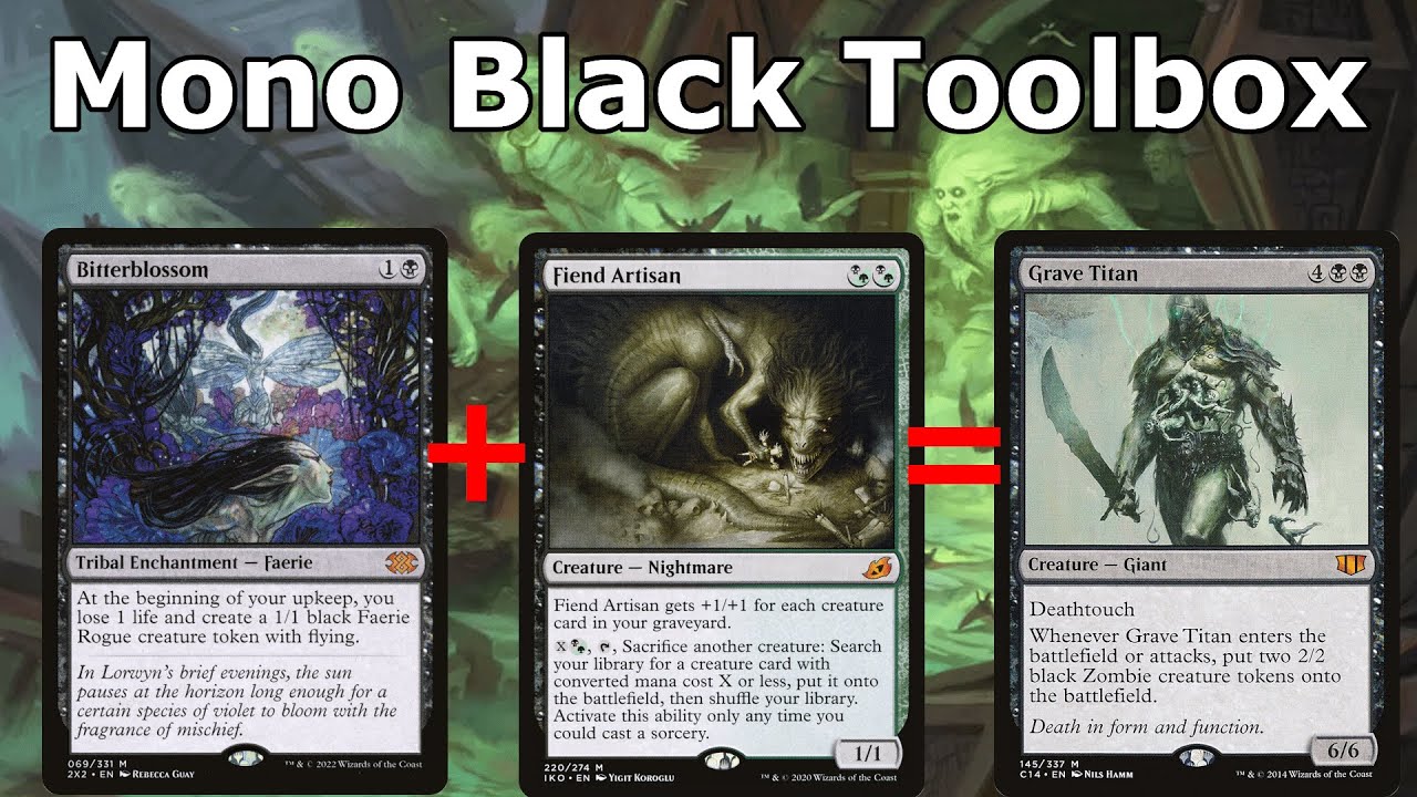HAVE WE GONE TOO DEEP?! Mono Black Fiend Artisan Toolbox (Legacy Fiend Artisan / Maralen Combo ...