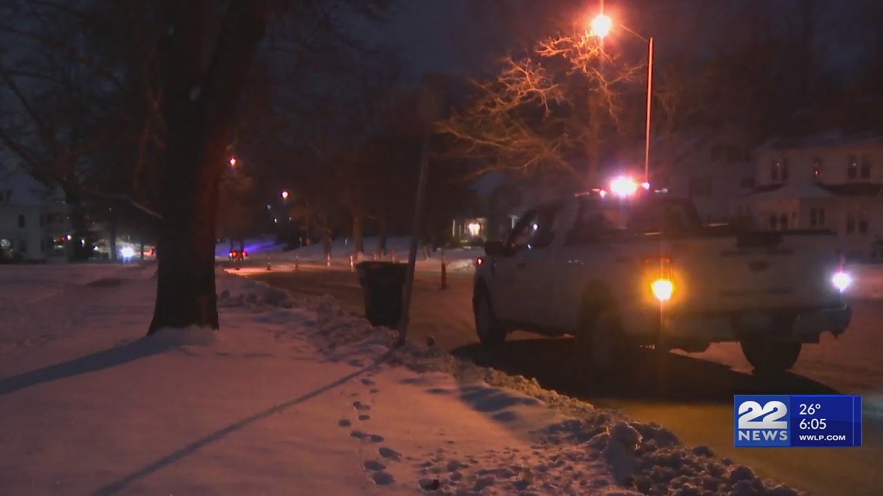 Water main break on Springfield Street in Springfield - YouTube