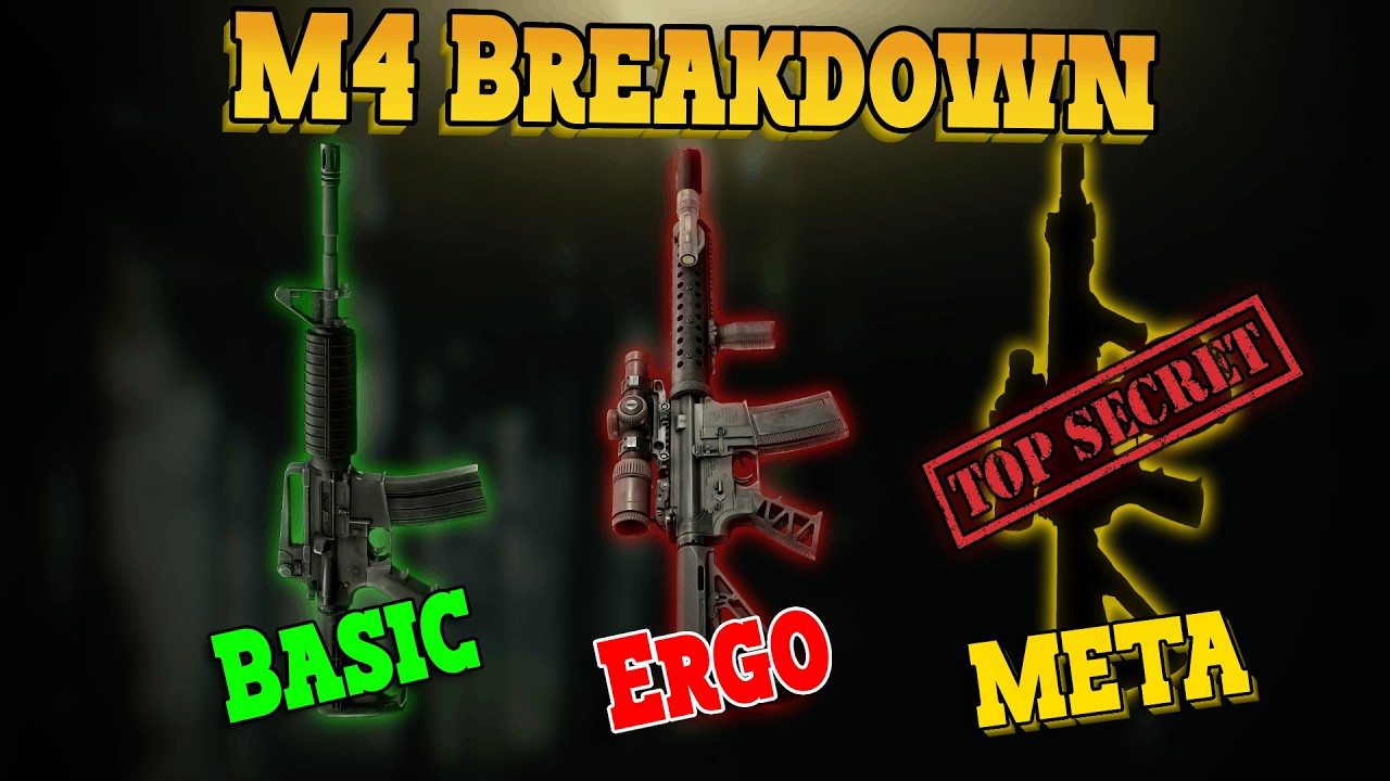 M4A1 Builds You NEED to Try in Tarkov 1.0 (Budget to META) - YouTube