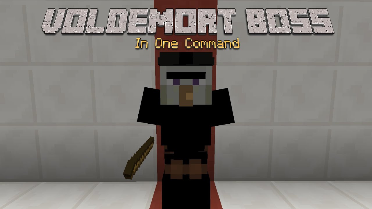 Minecraft - Voldemort Boss Fight [One Command] - YouTube