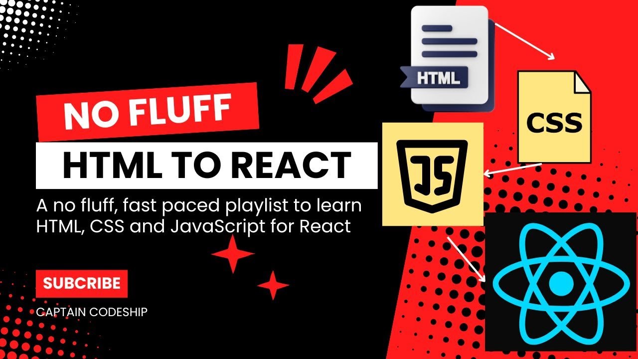 03- HTML to React: No Fluff- DIV, Box Model, CSS Syntax - YouTube