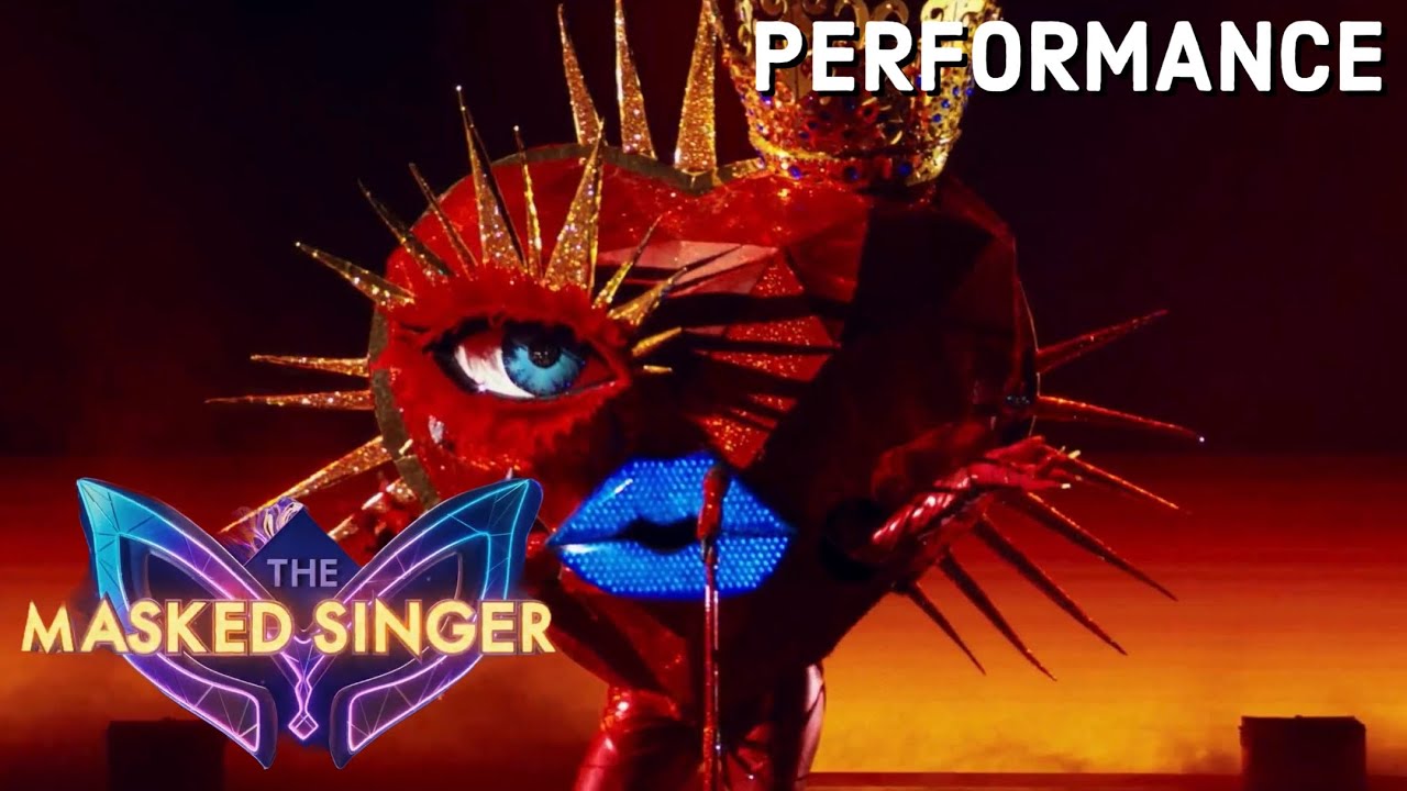 Queen of Hearts sings “River” by Bishop Briggs | THE MASKED SINGER ...