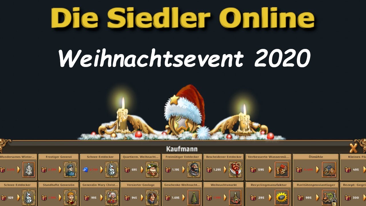 DSO Weihnachtsevent 2020: Was lohnt sich beim Kaufmann - YouTube