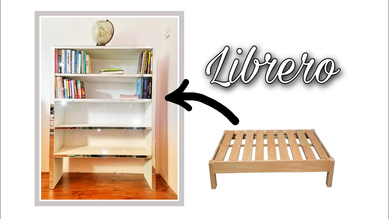 LIBRERO GLAM - Fácil de hacer - YouTube