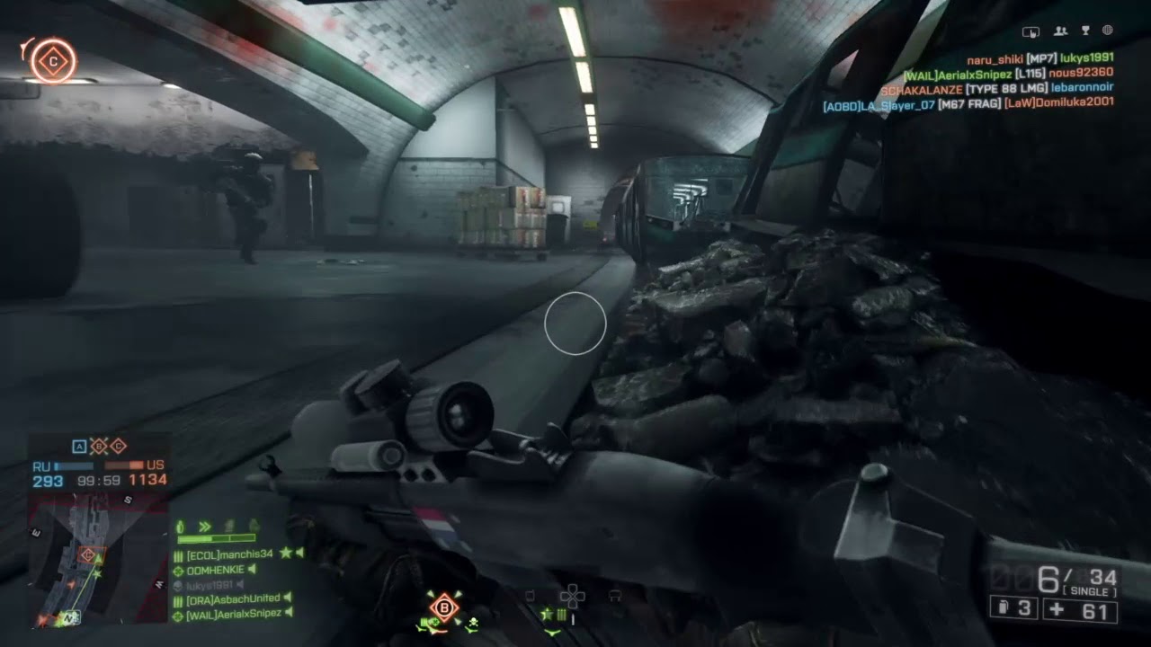 Battlefield 4™ 11 man multi kill shotgun - YouTube