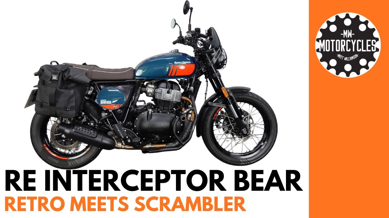 Royal Enfield Interceptor 650 Bear | Retro Meets Scrambler - YouTube
