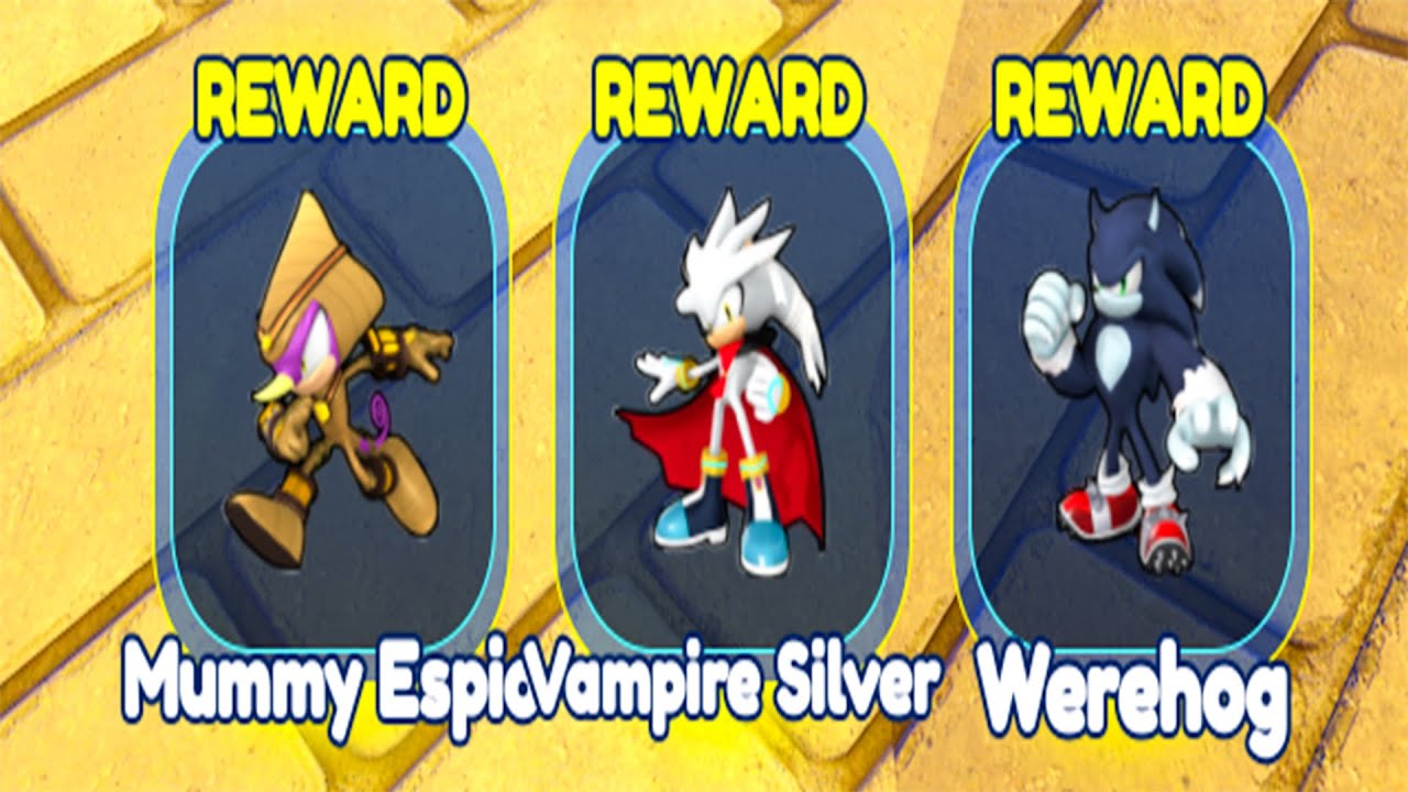 Vampire Silver New Halloween Character Unlocked - Sonic Speed Simulator ...