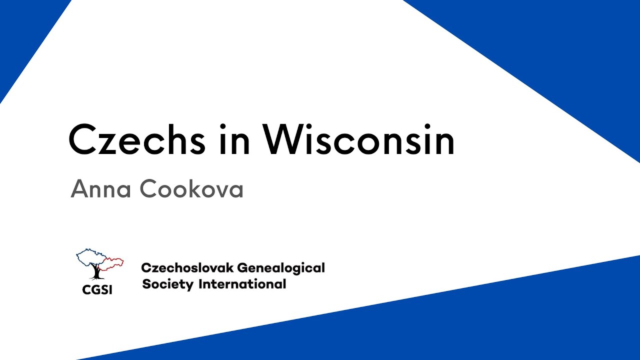 Czechs in Wisconsin - Anna Cookova - YouTube