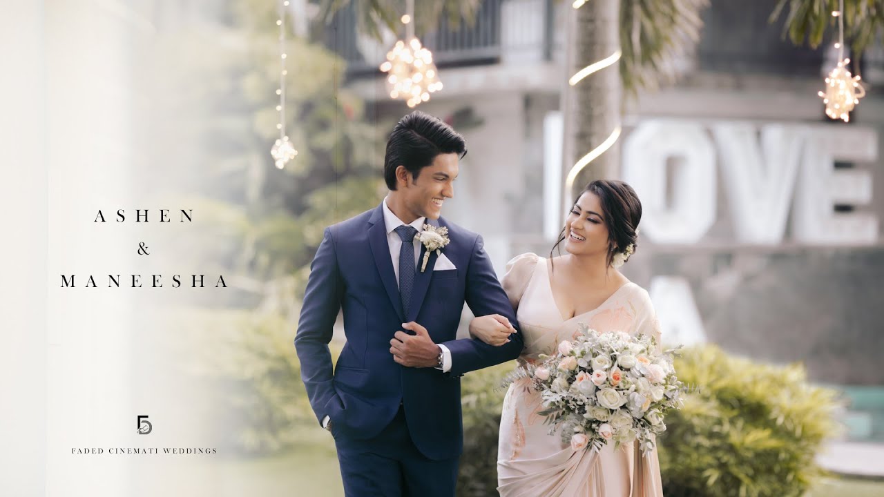 Maneesha and Ashen Engagement day Highlight | Fadedcinematic | 2023 - YouTube