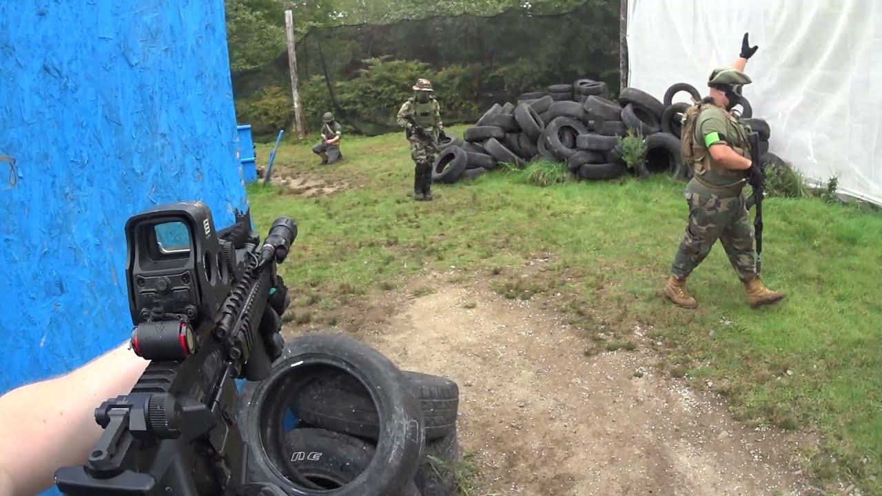 Advanced Action Sports Airsoft - 10/3/21 - GHK M4 - YouTube