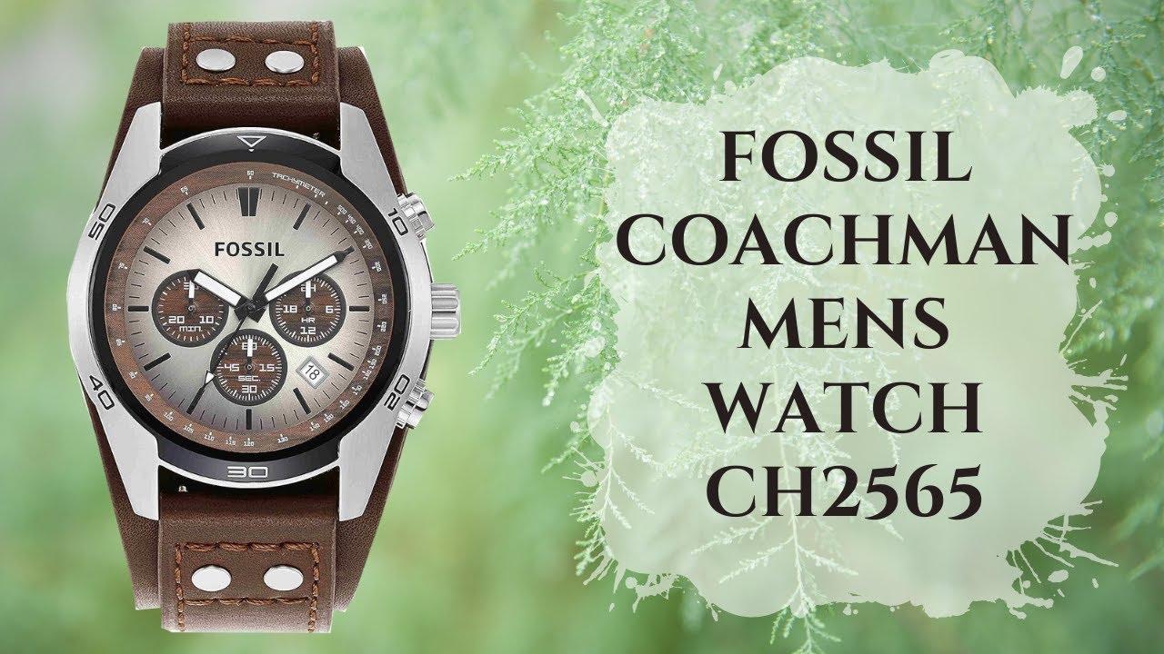 Fossil Coachman Mens Watch CH2565 - YouTube