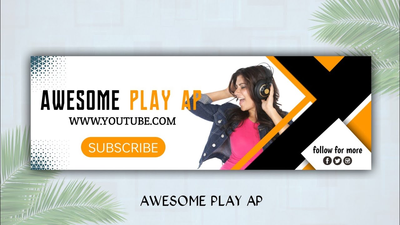How To Make YouTube Banner On Android | Pixellab Plp File | Awesome ...