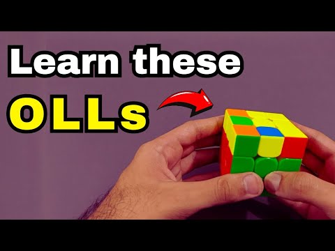 MUST-KNOW OLL Algorithms | 8 Easy Essential OLLs | #cubing #rubikscube #3x3solve - YouTube
