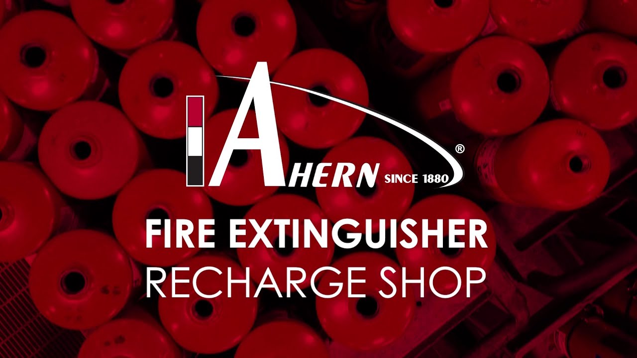 Ahern Fire Extinguisher Recharge Shop - YouTube