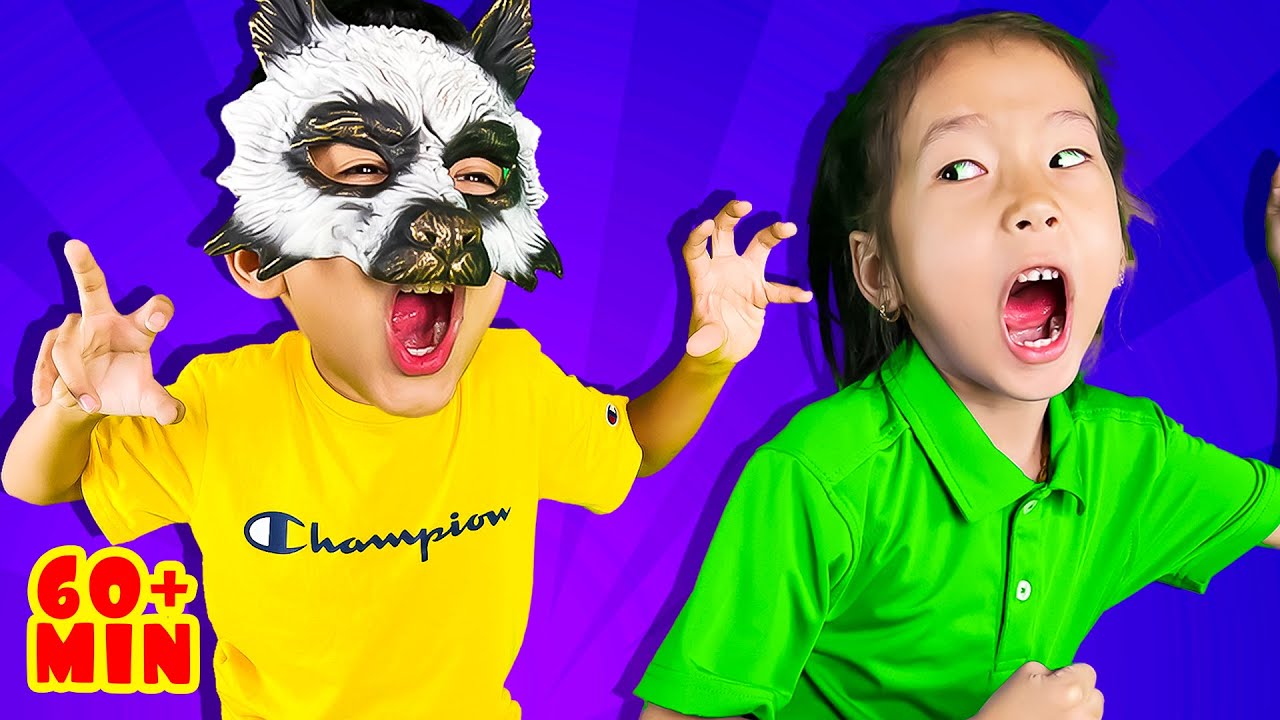 Big Grey Wolf Go Away! Song + More Kids Songs and Nursery Rhymes - YouTube