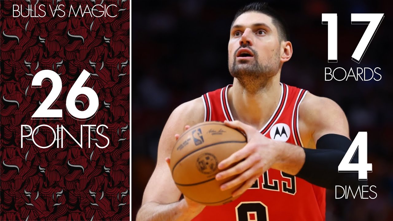 Nikola Vucevic (26 PTS) putting in WORK against his old team, grabs 17 ...