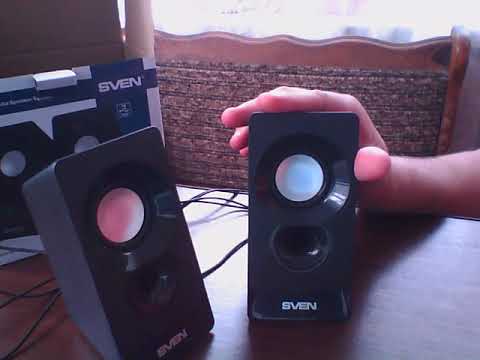 Отзыв про акустическую систему sven 300 black - YouTube