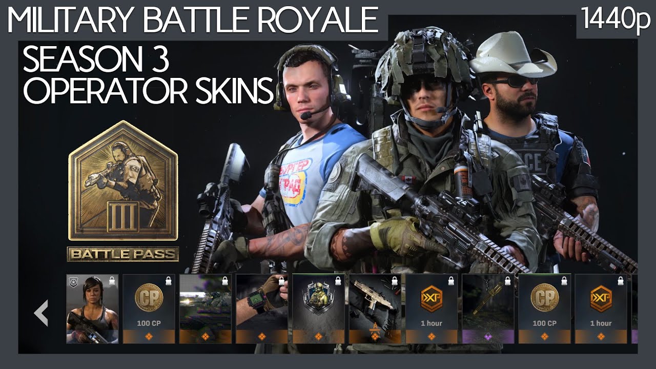 Call of Duty: Warzone All Operator Skin details in Season 3 Battle Pass ...