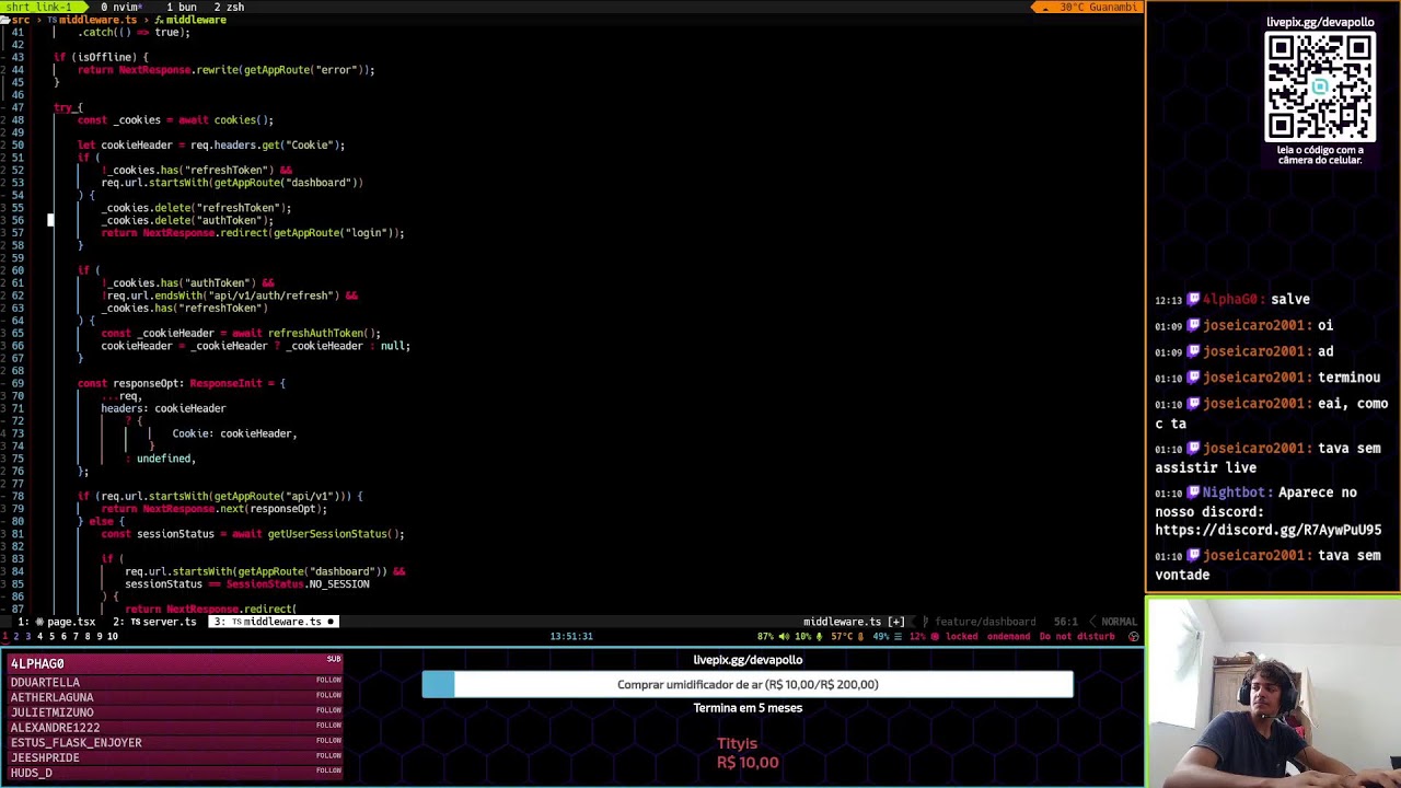 💻 PROGRAMANDO E INTERAGINDO COM O CHAT! 🔴 !discord !github - YouTube