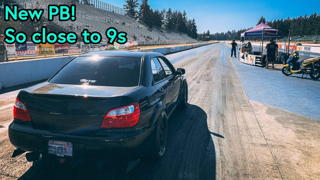 Getting closer and closer to the 9 second club! Lost a sideskirt! - YouTube