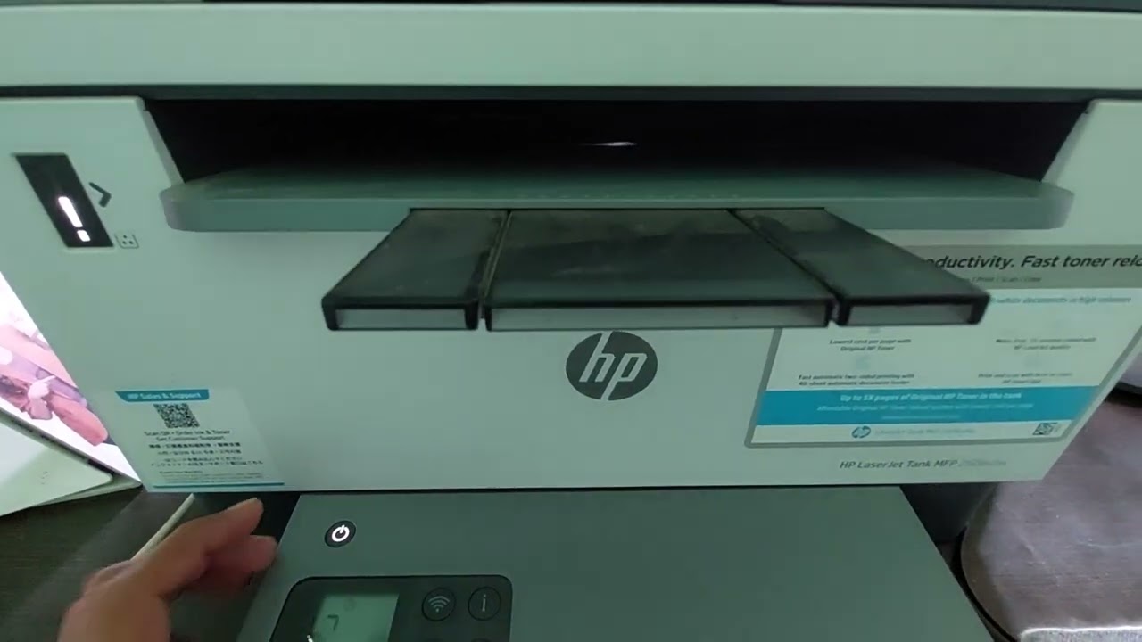 Hp LaserJet Tank MFP 2606 sdw Fifi Password - YouTube