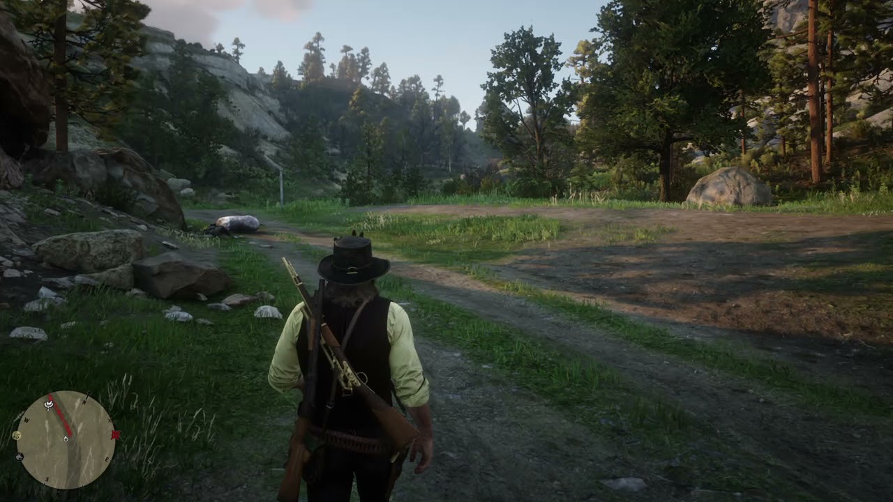 Arthur Morgan cries over his dead horse. Red Dead Redemption II - YouTube