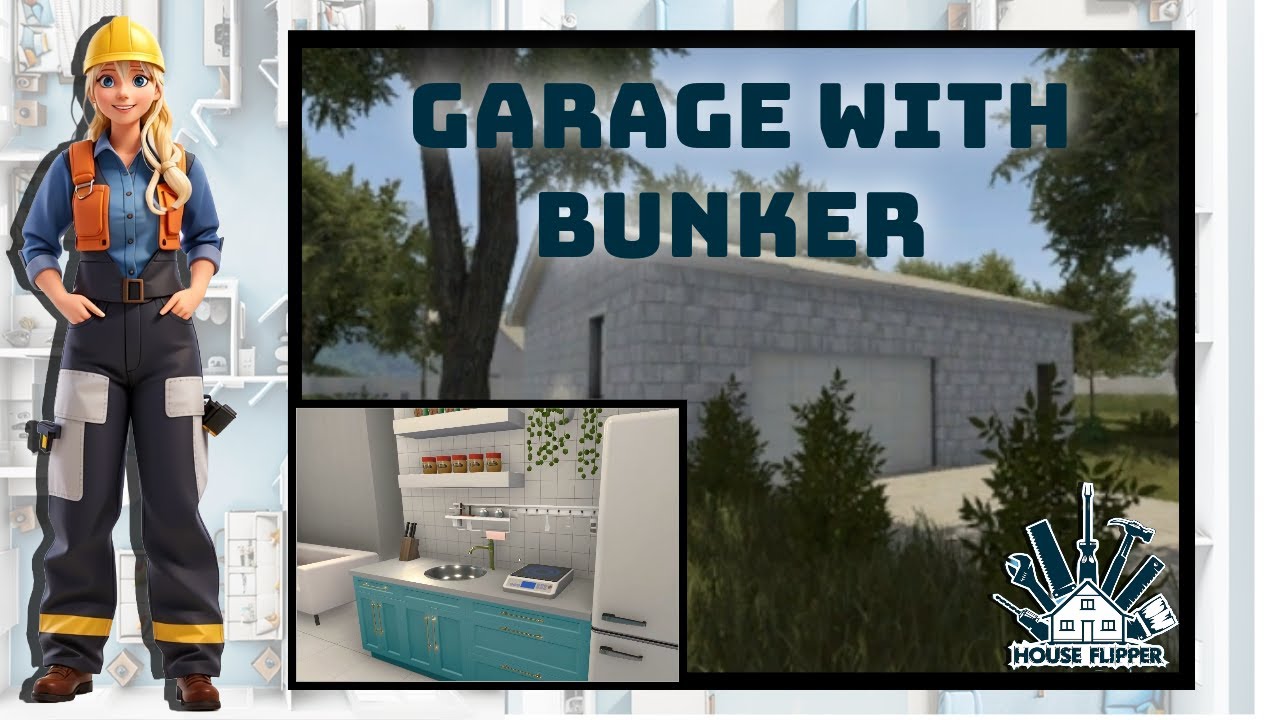 House Flipper Garage with Bunker - YouTube