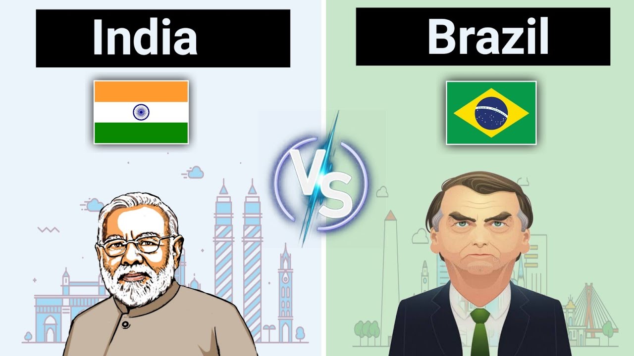 India Vs Brazil | Country Comparison 2022 - YouTube
