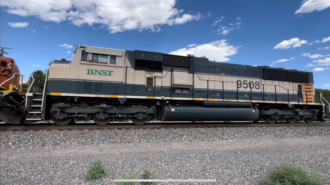BNSF #5715 Leading & NB E-CRDATM0-27A With H3 MACe Unit & Three DP & Executive MAC Unit 9/9/23 ...