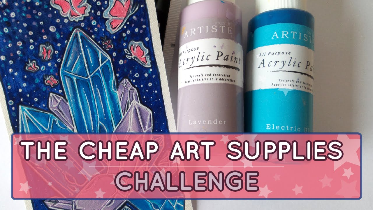 The Cheap Art Supplies Challenge II Acrylic Paints YouTube the-cheap-art-supplies-challenge-ii-acrylic-paints-youtube