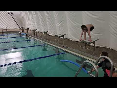 I learn to dive off the block!! - YouTube
